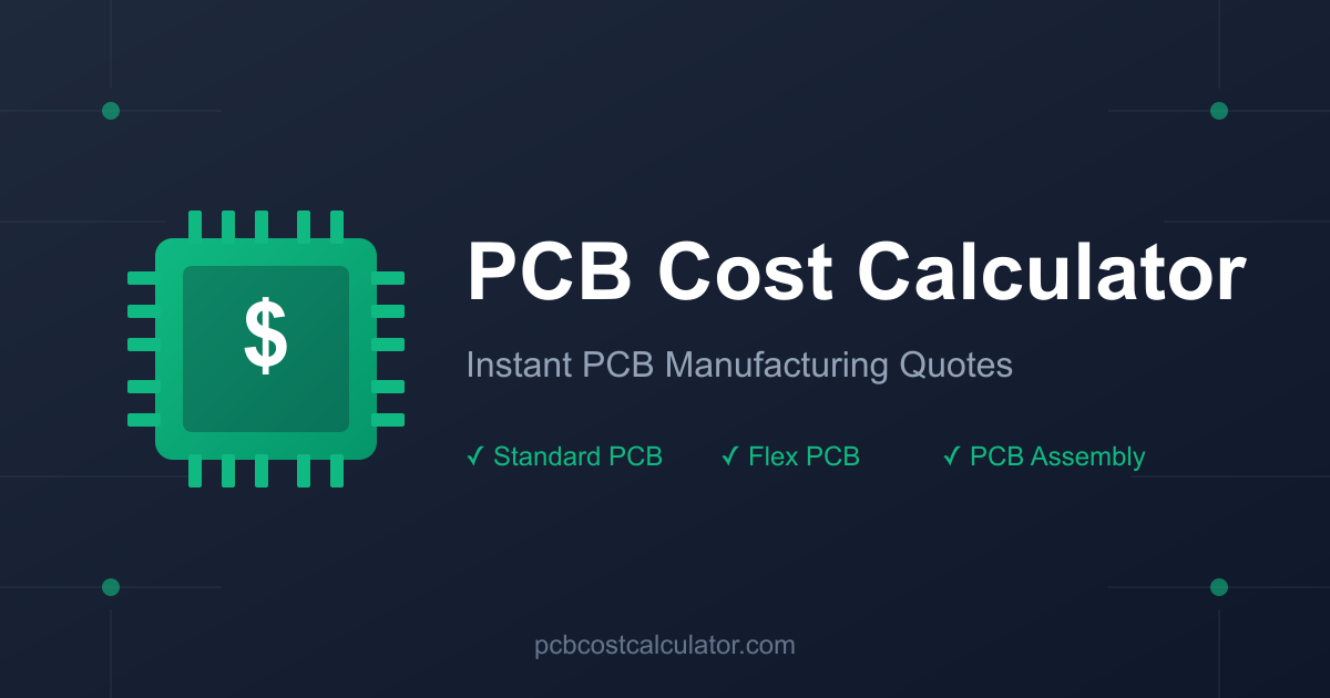 PCB Cost Calculator | Instant Manufacturing Quotes